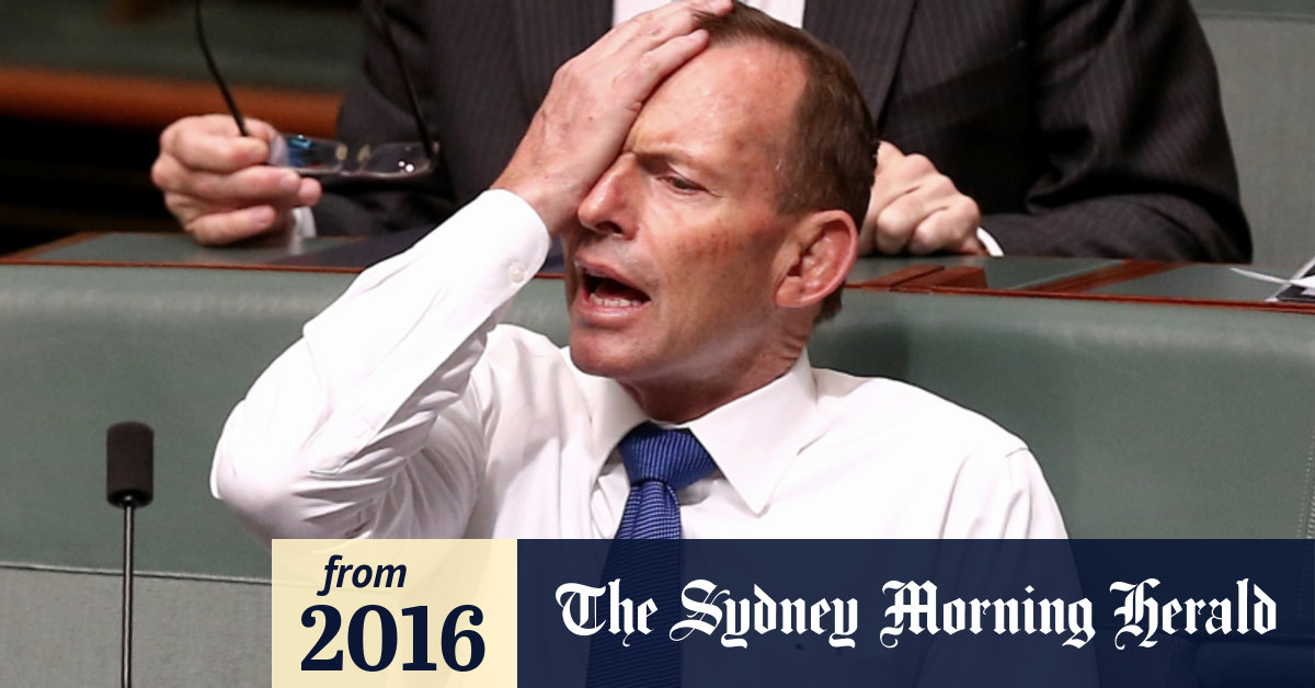 Hey, Tony Abbott: take your own advice and do your job