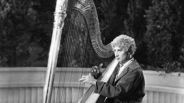 Harpist Michael Johnson switches on his instrument to help stressed and ...