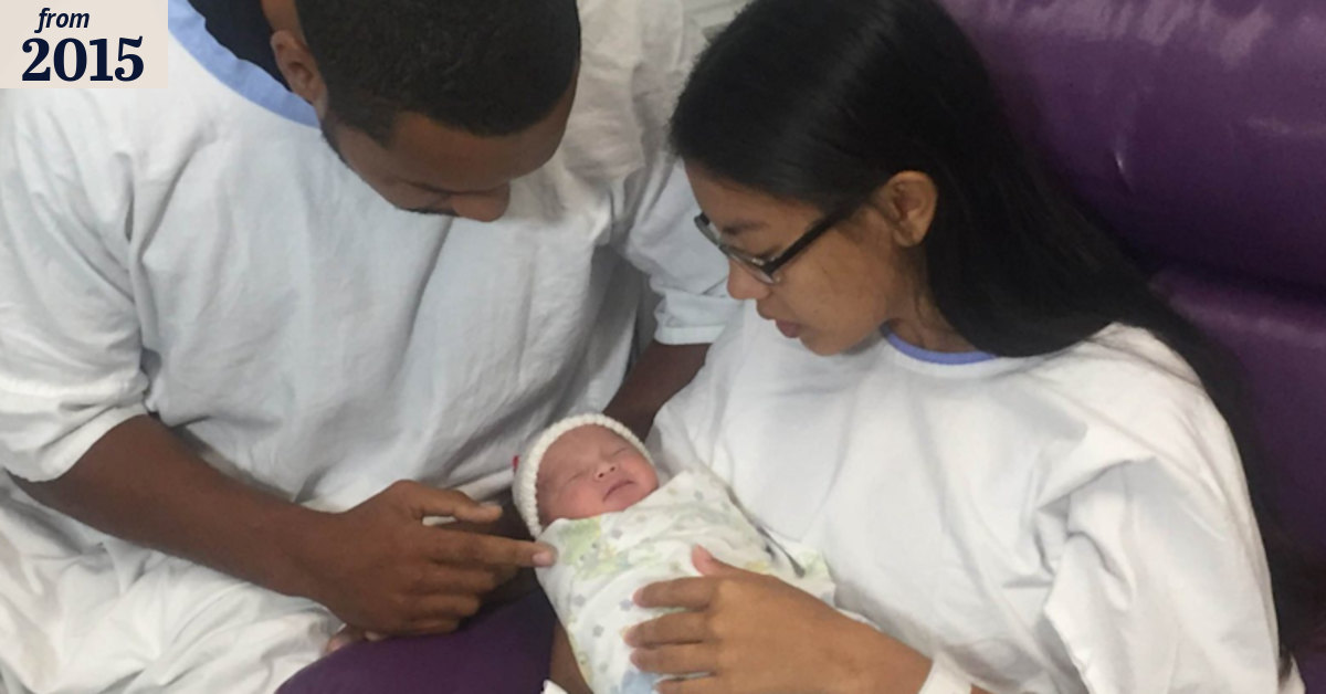 Baby Amina's early arrival gives parents their best Christmas gift