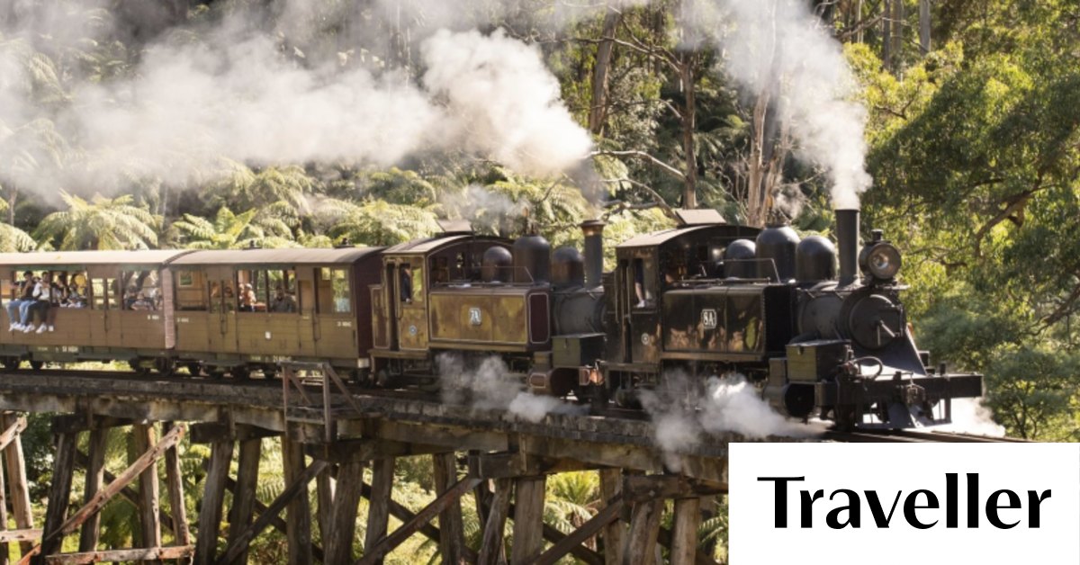 Victorian tourist train Puffing Billy wins international design award ...