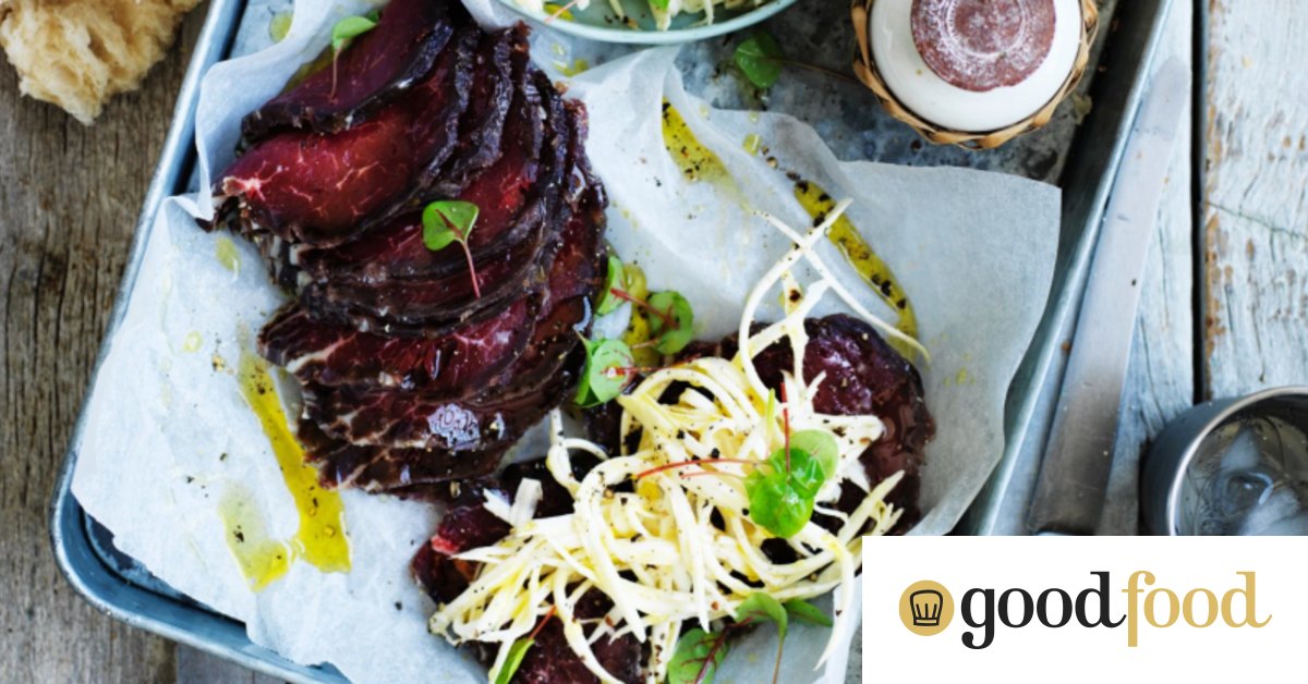 Fergus Henderson recipe: Cured beef and celeriac