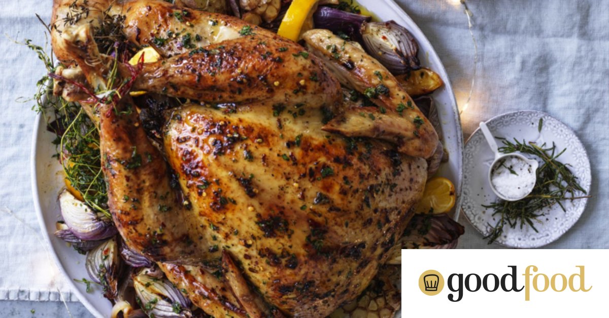 Alison Roman's maple butter turkey with roasted garlic