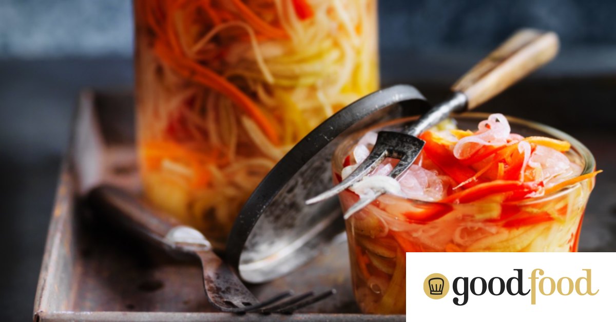 Cucumber achara (Filipino pickles)