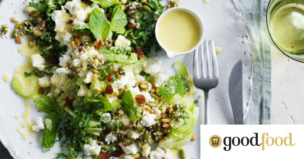 Danielle Alvarez's kale and cauliflower salad