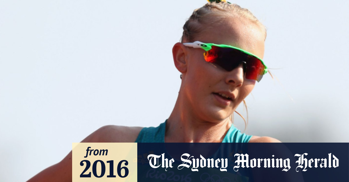 Rachel Tallent breaks down after finishing Rio women's 20km walk in agony