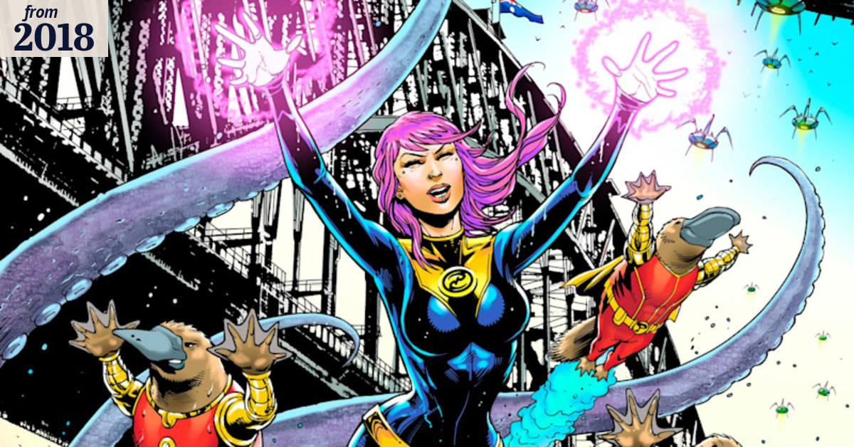 What a marvel! Comic art star Wayne Nichols draws superheroes in the ...