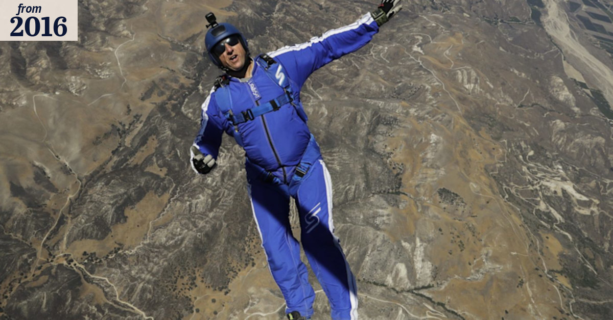 skydiving without parachute name