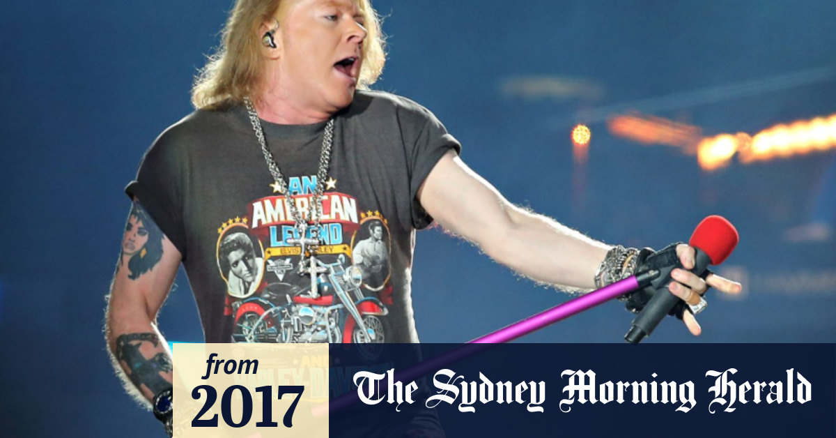 Review: Guns N' Roses rock the MCG in front of 70,000 fans, despite ...