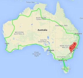 Brisbane ultrarunner completes run around Australia, without going far
