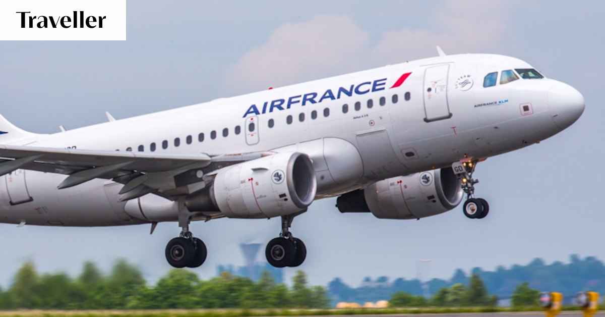 Airline review: Air France Airbus A318 economy class, Paris to Florence