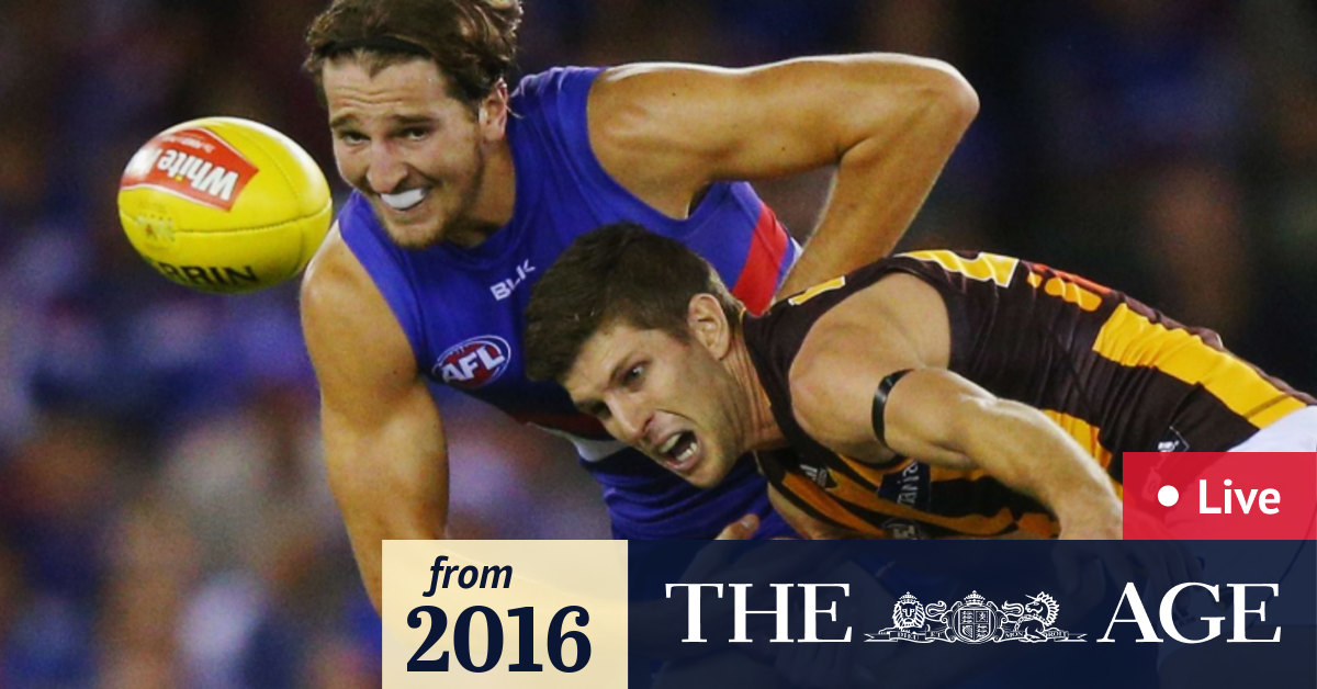 Live AFL finals: Hawks v Bulldogs