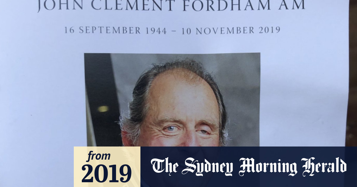 Funeral for John Fordham