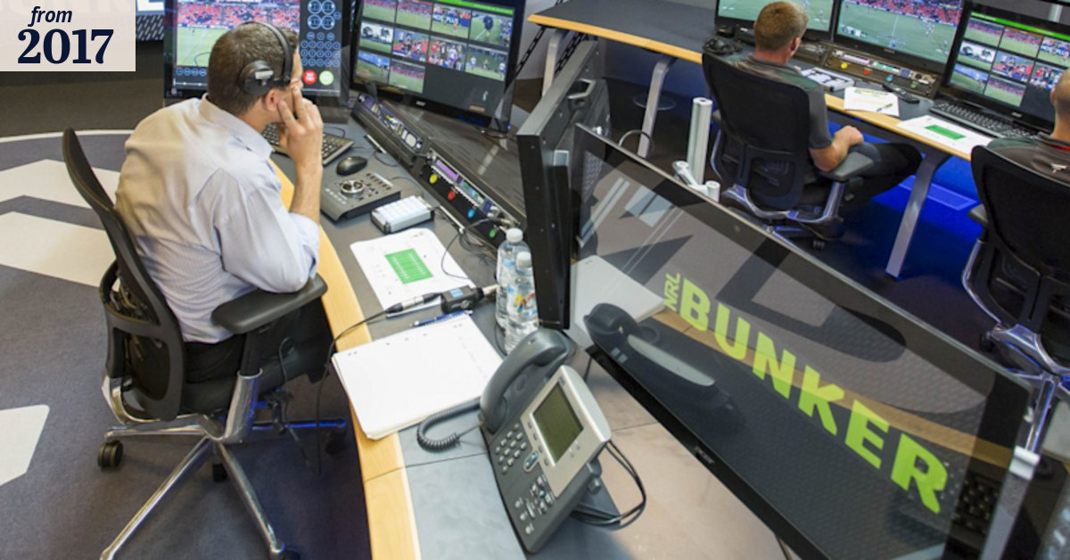 NRL bunker takes a back seat as referees rely on their own judgment
