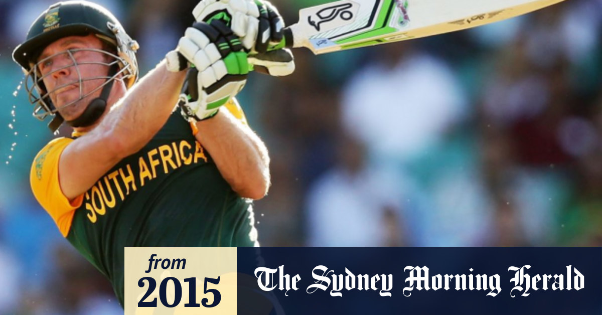 AB de Villiers wallops Jason Holder in World Cup battle of captains