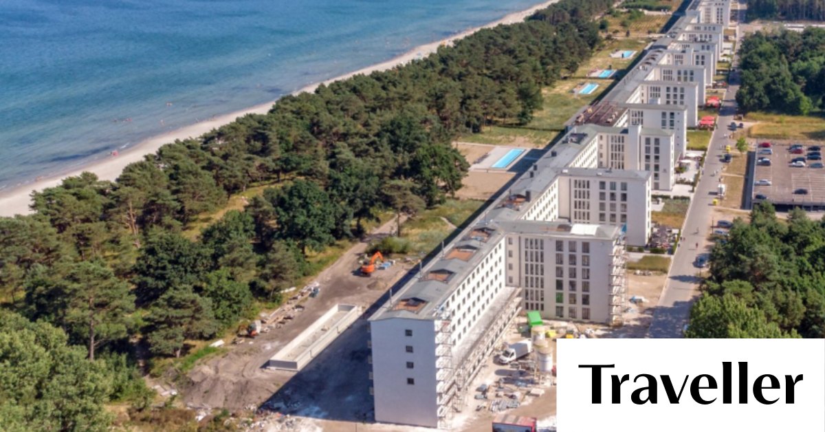 World's longest building: Prora on the island of Rugen in Germany is a ...