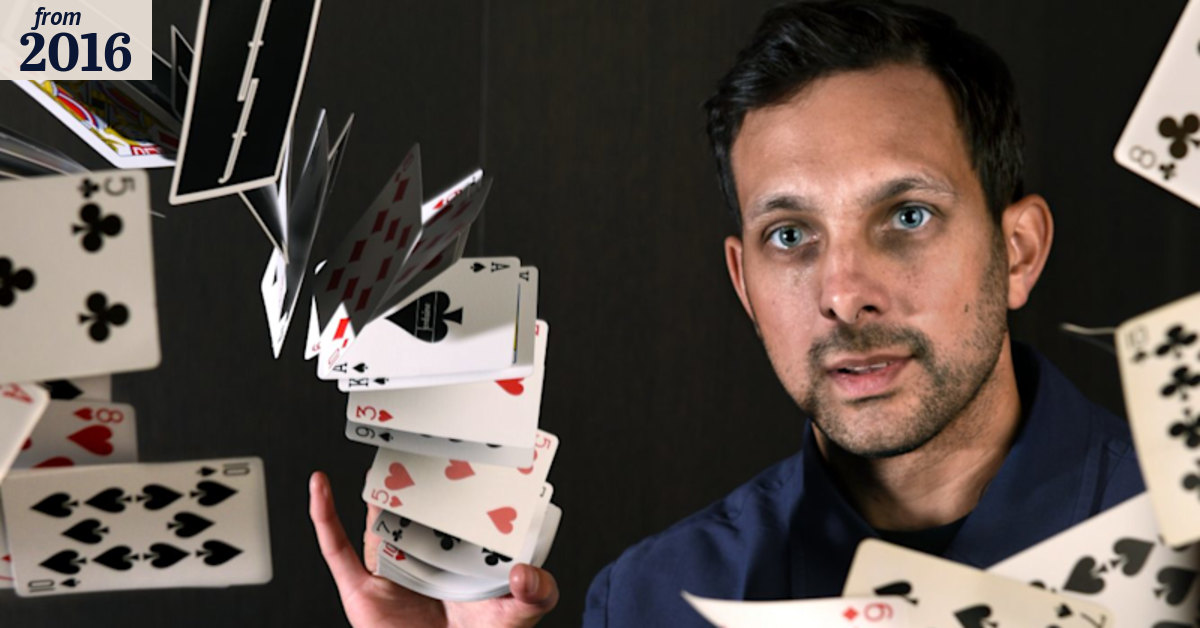 dynamo magic card trick