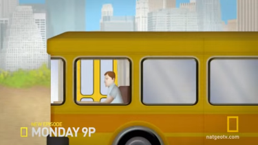 Which way is the bus moving? Here's the answer