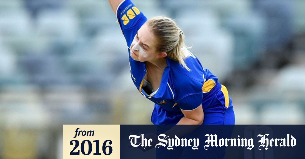 Southern Starstruck ACT Meteor Maitlan Brown training with Australian ...