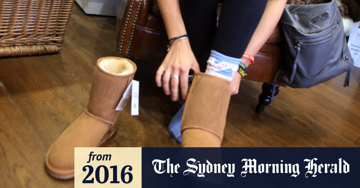 Unfortunately, it is fair that Americans own the rights to the ugg boot ...