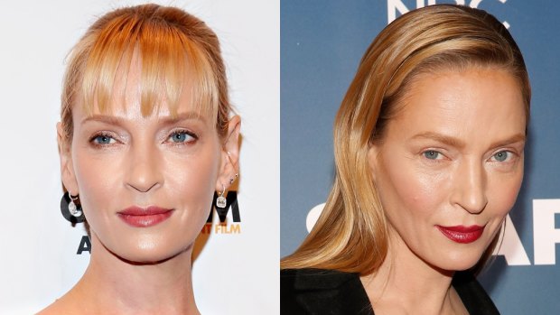 Uma Thurman's face causes a stir on the red carpet