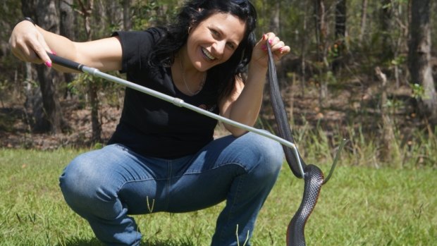 Brisbane woman's journey from pastry chef to Snake Sheila