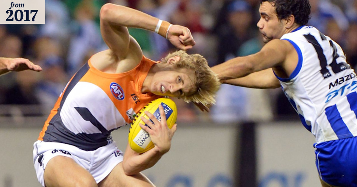 GWS Giants' Nick Haynes turned his back on football after freak injury