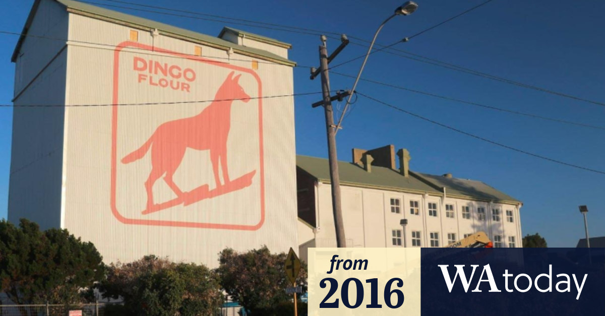 Iconic Dingo Flour sign back in Freo after revamp