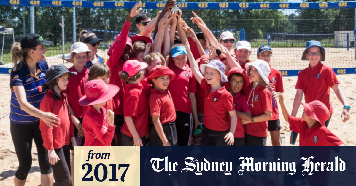 Aranda Primary School wins junior volleyball league title at Lyneham