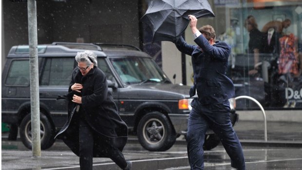 Melbourne weather: wind, storms and hail herald winter