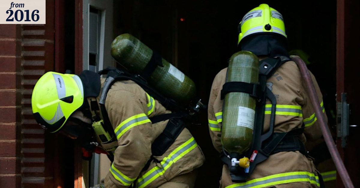 Fire in Telstra telephone exchange in Frith Street, Brunswick