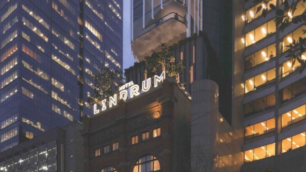 Tower plan for Melbourne's Hotel Lindrum