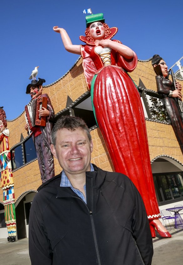 Seven new statues stand tall at Luna Park with carnival grandeur
