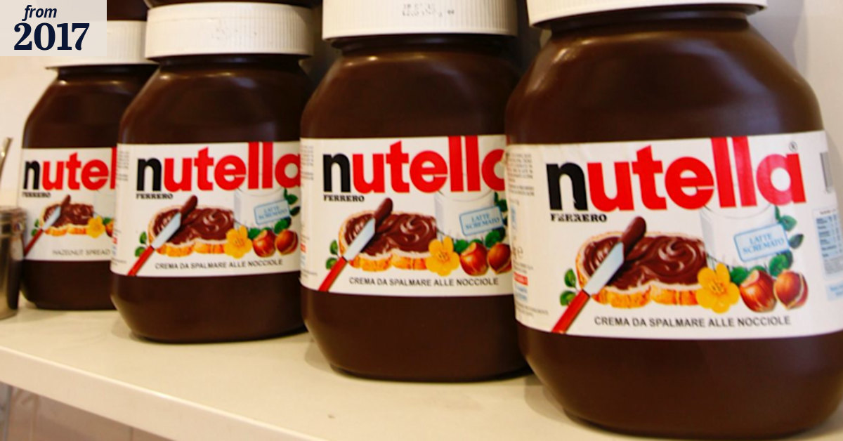 nutella changed formula