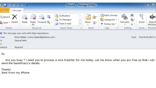 'Impostor' email spike as scammers pretend to be your boss