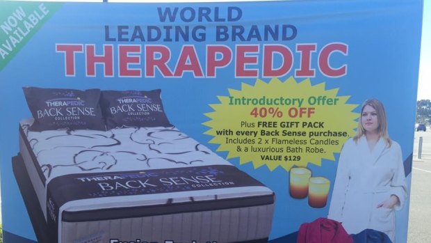THERAPEDIC: is there a more unfortunate presentation of a bed name in ...