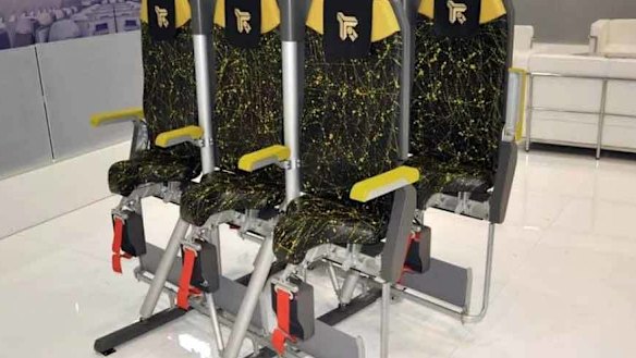 Skyrider Standing Seats On Planes New Design At Paris Air Show