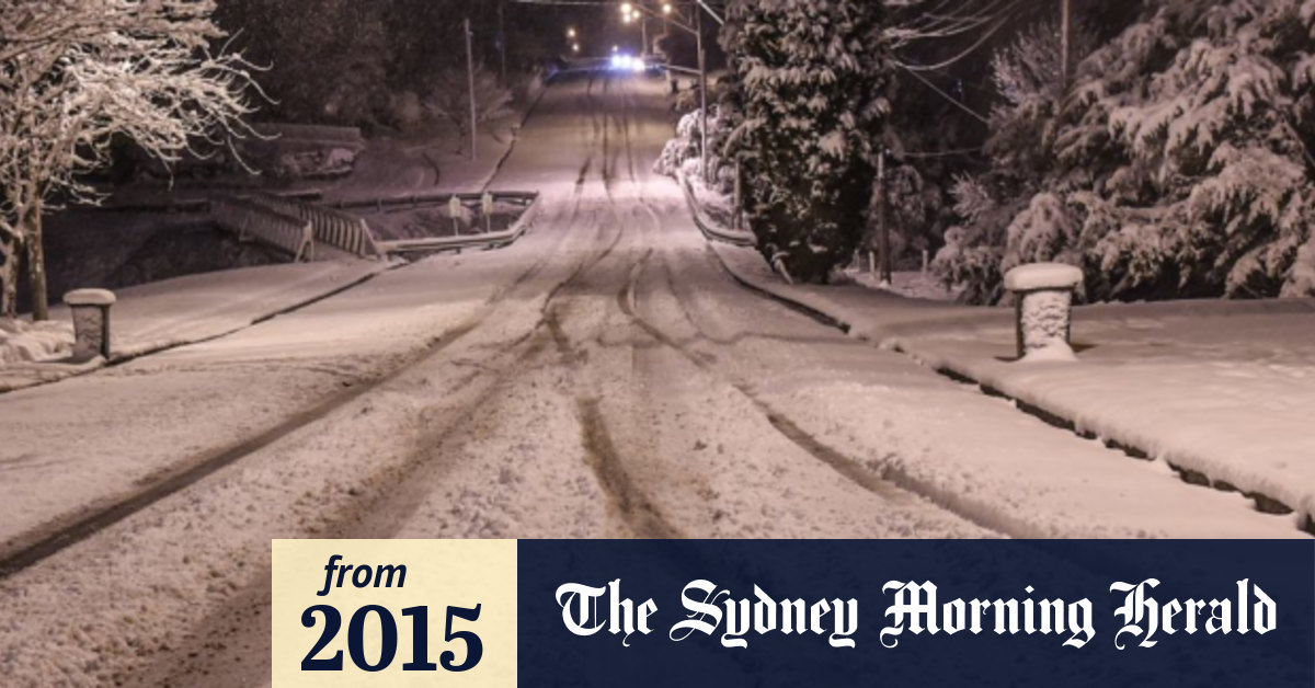 Sydney weather: Heavy snowfall across NSW