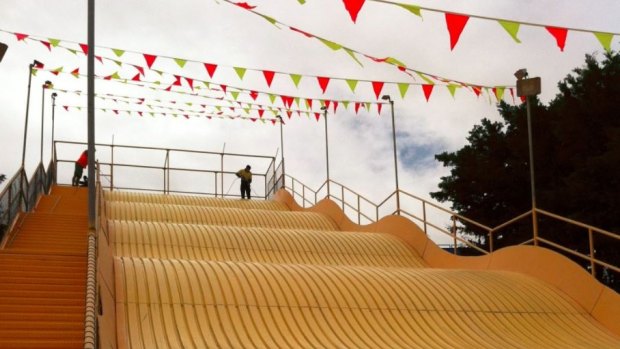 'Big Yellow Slide' retires: iconic Perth Royal Show ride torn down ...