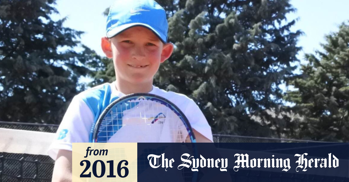 Tennis: Nine-year-old prodigy Charlie Camus playing at 12U national titles
