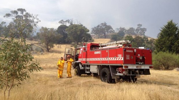Bushfire warning near Kyneton and Gymbowen downgraded