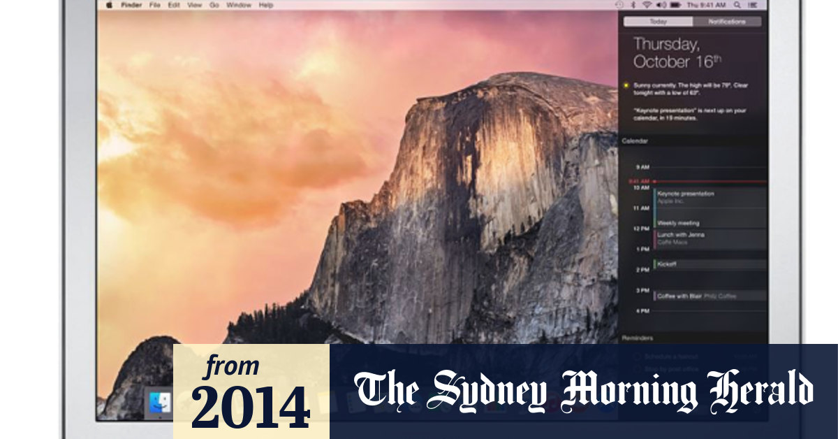 5 top features of Apple's new Mac operating system OS X Yosemite