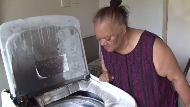 Sydney family flees home after Samsung washing machines catches on fire