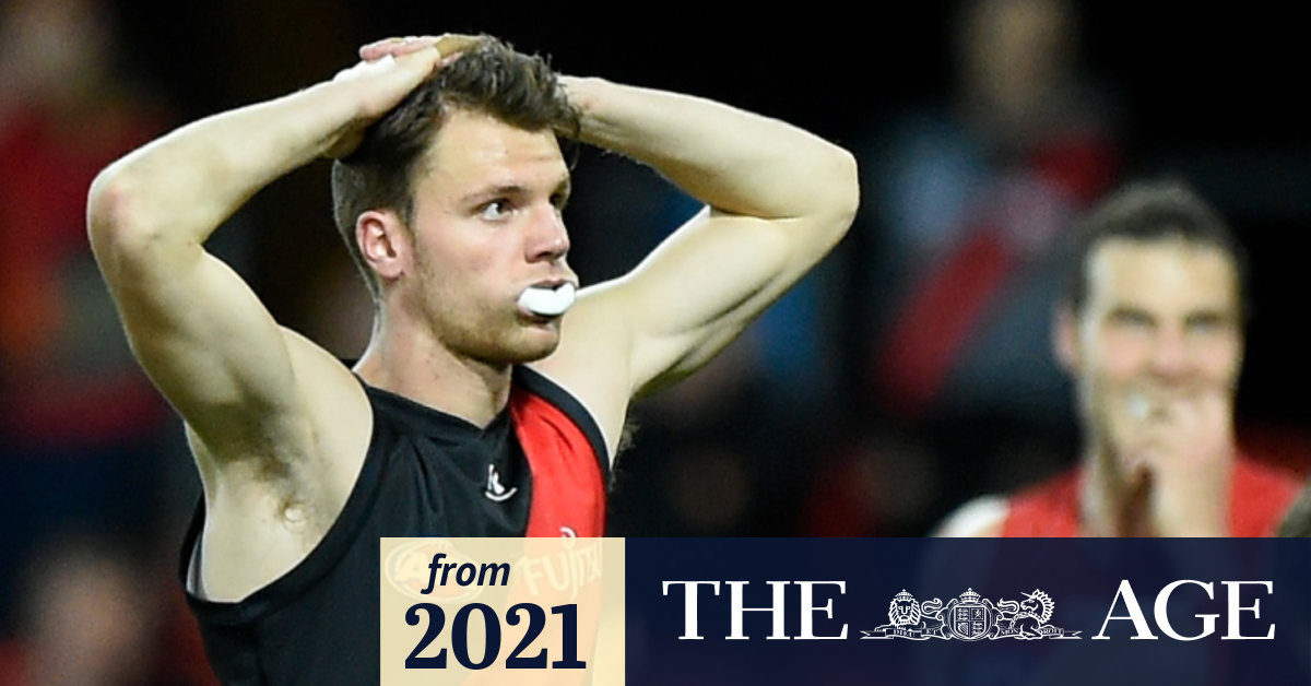 AFL 2021: Essendon Bombers’ Jordan Ridley on track after minor calf injury