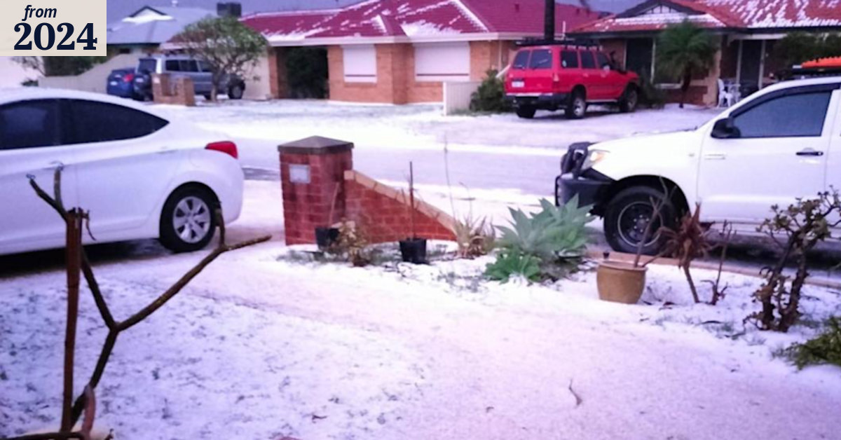 Perth weather: Heavy rain and hail prompts calls for help