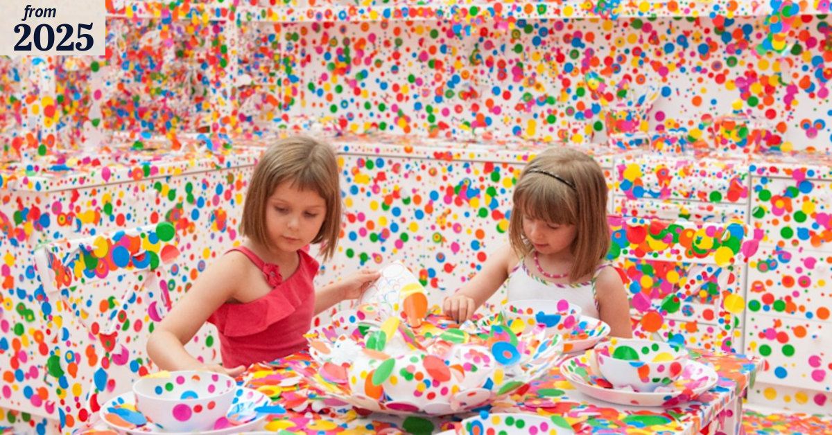 Yayoi Kusama’s Obliteration Room is back. This time, it’s a house