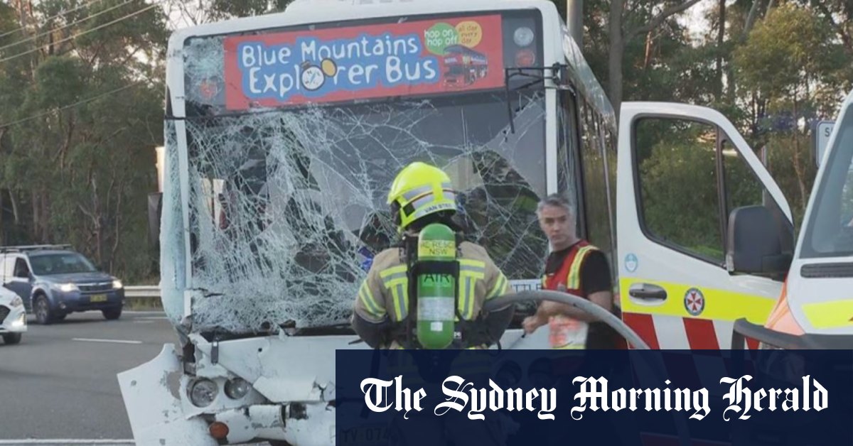 Blue Mountains bus crash: Children, driver taken to hospital after ...