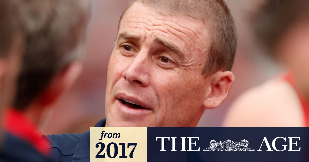 Demons coach Simon Goodwin claims umpires are clogging the centre corridor