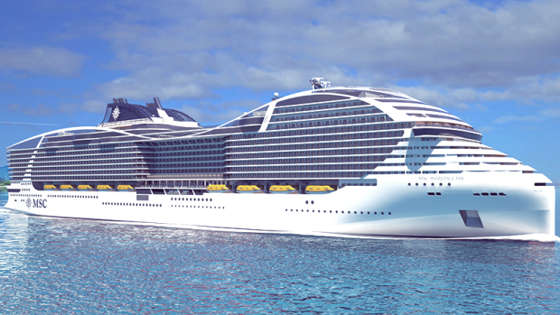 World's biggest cruise ship: MSC's new World Class cruise ship design ...