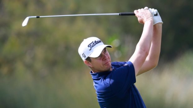 Adam Blyth recovers after near meltdown in blustery winds to win golf's ...
