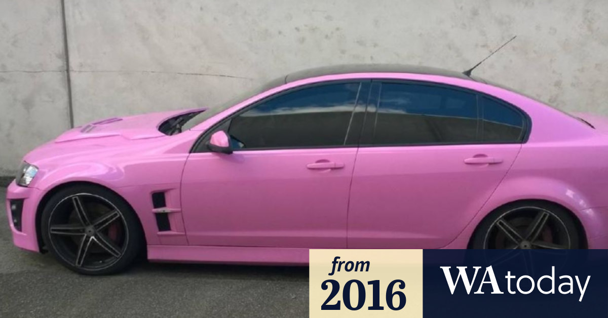 Why this pink Holden Commodore was 'permanently removed' from WA streets